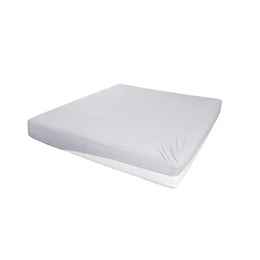 CS Schmal como Jersey-Elasthan Boxspringbetttuch grau Ma&szlig;e (cm): B: 150 H: 26 &raquo; M&ouml;bel Kraft