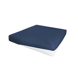 M&ouml;bel Kraft Jersey-Elastan Boxspringlaken blau Ma&szlig;e (cm): B: 190 H: 28 &raquo; M&ouml;bel Kraft