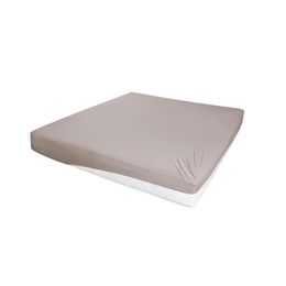 M&ouml;bel Kraft Jersey-Elasthan Boxspringbetttuch beige Ma&szlig;e (cm): B: 190 H: 26 &raquo; M&ouml;bel Kraft