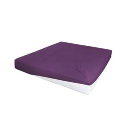 M&ouml;bel Kraft Jersey-Elastan Boxspringlaken lila/violett Ma&szlig;e (cm): B: 190 H: 28 &raquo; M&ouml;bel Kraft
