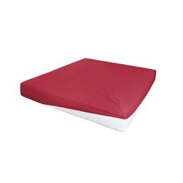 M&ouml;bel Kraft Jersey-Elastan Boxspringlaken rot Ma&szlig;e (cm): B: 190 H: 28 &raquo; M&ouml;bel Kraft