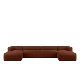 KONSIMO Wohnlandschaft Buffo orange Ma&szlig;e (cm): B: 400 H: 73 &raquo; M&ouml;bel Kraft