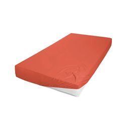 M&ouml;bel Kraft Jersey Spannbettlaken rot Ma&szlig;e (cm): B: 150 H: 22 &raquo; M&ouml;bel Kraft
