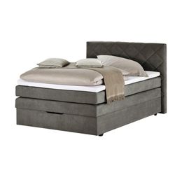 M&ouml;bel Kraft Boxspringbett grau Ma&szlig;e (cm): B: 132 H: 116 &raquo; M&ouml;bel Kraft