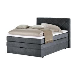 M&ouml;bel Kraft Boxspringbett grau Ma&szlig;e (cm): B: 132 H: 116 &raquo; M&ouml;bel Kraft