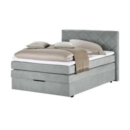 M&ouml;bel Kraft Boxspringbett grau Ma&szlig;e (cm): B: 152 H: 116 &raquo; M&ouml;bel Kraft