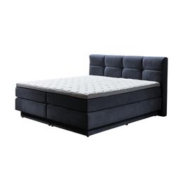 Primo Boxspringbett blau Ma&szlig;e (cm): B: 168 H: 112 &raquo; M&ouml;bel Kraft