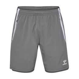 Hummel Sportshorts 'Lead 2.0' Herren Gr&ouml;&szlig;e L grau / wei&szlig;