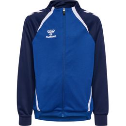 Hummel Sportjacke 'Lead 2.0' Jungen Gr&ouml;&szlig;e 128 marine / royalblau / wei&szlig;