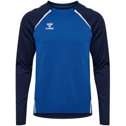 Hummel Sportsweatshirt 'Lead 2.0' Herren Gr&ouml;&szlig;e XL blau / marine / wei&szlig;