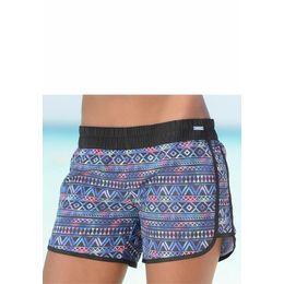 Lascana Set: Badeshorts 'Disco' mehrfarbig Gr. 40 f&uuml;r Damen