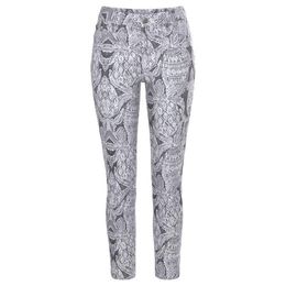 Lascana 7/8-Jeggings mehrfarbig Gr. 36 f&uuml;r Damen. Figurbetont. Nachhaltig.