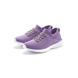 Lascana Sneaker 'Slip-On-Sneaker, Slipper, Freizeitschuh,' violett Gr. 44 f&uuml;r Damen. Mit Glitzerdetails