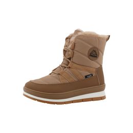 Winterboots Kappa "Philia", Damen, Gr. 39, beige (sand), Synthetik, Schuhe Winterboots, Winterschuhe, Winterstiefel, Snowboots, gef&uuml;ttert, wasserdicht