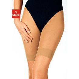 Vivance Feinstrumpf-Kurzhose beige Gr. 40/42 f&uuml;r Damen