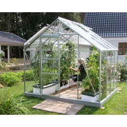 Gew&auml;chshaus Vitavia "Merkur 6700", silber (silberfarben), B:254cm T:254cm, Gew&auml;chsh&auml;user