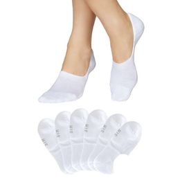 H.I.S. H.I.S F&uuml;&szlig;linge 'Damen Herren No Show Sneaker socken Atmungsaktiv' wei&szlig; Gr. 35-38 f&uuml;r Damen. Elastisch. Nachhaltig.