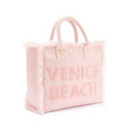 Venice Beach Shopper 'Henkeltasche' pink Gr. f&uuml;r Damen. Mit Fransen