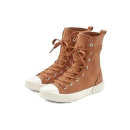 Lascana Stiefelette camelfarben Gr. 38 f&uuml;r Damen