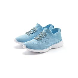 Lascana Sneaker 'Slip-On-Sneaker, Slipper, Freizeitschuh,' blau Gr. 39 f&uuml;r Damen. Mit Glitzerdetails