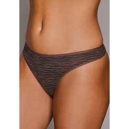 Lascana String 'aus hochwertiger Modal-Qualit&auml;t' mehrfarbig Gr. 40/42 f&uuml;r Damen. K&ouml;rpernah. Nachhaltig.