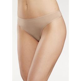 Lascana String 'aus hochwertiger Modal-Qualit&auml;t' beige Gr. 32/34 f&uuml;r Damen. K&ouml;rpernah. Nachhaltig.