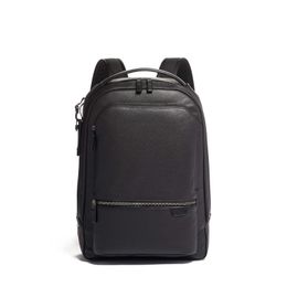 Tumi Harrison Bradner Leder-Rucksack mit Laptopfach 14" + GRATIS HOTELGUTSCHEIN Black Bombe