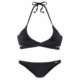 Bench. Set: Triangel-Bikini 'Lambada' schwarz Gr. 32 Cup A/B. Ohne B&uuml;gel