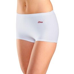 s.Oliver Panty wei&szlig; Gr. 40/42 (L) f&uuml;r Damen. Mit Logodruck. K&ouml;rpernah. Nachhaltig.