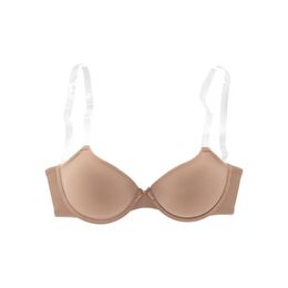 Lascana Schalen-BH ', T-Shirt-BH, Dirndl-BH, Ela' nougat Gr. 85AA. Mit B&uuml;gel