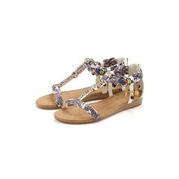 Lascana Sandale 'Sommerschuh, Sandalette,' beige Gr. 42 f&uuml;r Damen. Mit Schmuckelemente