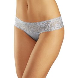 VIVANCE BY LASCANA Brasilslip mehrfarbig Gr. 40/42 f&uuml;r Damen. Mit Spitze. Bequem. Nachhaltig.