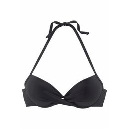 s.Oliver Push-Up-Bikini-Top 'Spain' schwarz Gr. 32 Cup A. Mit B&uuml;gel