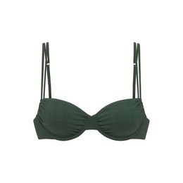 Copenhagen Studios B&uuml;gel-Bikini-Top 'Nela' gr&uuml;n Gr. 40 Cup C. Mit B&uuml;gel. Nachhaltig.