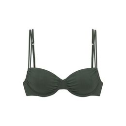 Copenhagen Studios B&uuml;gel-Bikini-Top 'Nela' gr&uuml;n Gr. 40 Cup B. Mit B&uuml;gel. Nachhaltig.