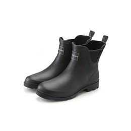 ELBSAND Gummistiefelette 'Boots, Gummistiefel, Schlupfstiefel' schwarz Gr. 36 f&uuml;r Damen