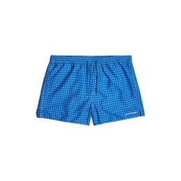 G-Star Raw Badeshorts G-STAR "Carnic 2.0 Allover Badeshorts", Herren, Gr. L, Normalgr&ouml;&szlig;en, pop blau chevron, Obermaterial: 100% Polyester, Badehosen Badeshorts