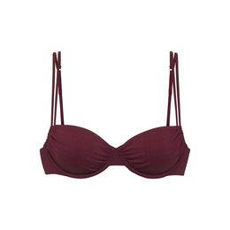 Copenhagen Studios B&uuml;gel-Bikini-Top 'Nela' rot Gr. 38 Cup B. Mit B&uuml;gel. Nachhaltig.