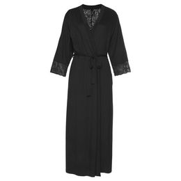 Lascana Kimono schwarz Gr. 40/42 f&uuml;r Damen. Nachhaltig.