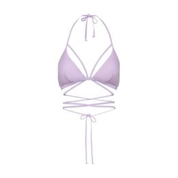 LSCN BY LASCANA Triangel-Bikini-Top 'Gina' lila Gr. 42 Cup A/B. Ohne B&uuml;gel. Nachhaltig.