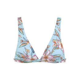 Lascana Triangel-Bikini-Top 'Malia' blau Gr. 40 Cup C/D. Ohne B&uuml;gel