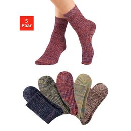 Lascana Socken mehrfarbig Gr. 35/38 f&uuml;r Damen. Nachhaltig.