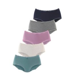 VIVANCE BY LASCANA Taillenslip mehrfarbig Gr. 32/34 f&uuml;r Damen. Mit Schleife. K&ouml;rpernah. Nachhaltig.
