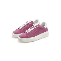 ELBSAND Sneaker 'Schn&uuml;rschuh, Turnschuh, Schn&uuml;rhalbschuh, Freizeitschuh, Ledersneaker' pink Gr. 36 f&uuml;r Damen. Nachhaltig.