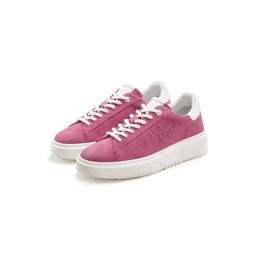 ELBSAND Sneaker 'Schn&uuml;rschuh, Turnschuh, Schn&uuml;rhalbschuh, Freizeitschuh, Ledersneaker' pink Gr. 39 f&uuml;r Damen. Nachhaltig.
