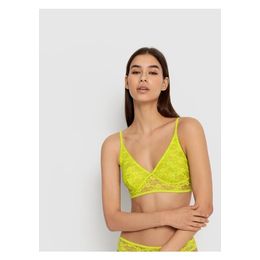LSCN BY LASCANA Bralette gr&uuml;n Gr. 32/34 f&uuml;r Damen. Ohne B&uuml;gel. Bequem