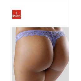 PETITE FLEUR BY LASCANA String blau+mandarine+wei&szlig; Gr. 40/42 f&uuml;r Damen