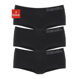 Bench. Panty schwarz Gr. 44/46 f&uuml;r Damen. Mit Logobund. K&ouml;rpernah. Nachhaltig.