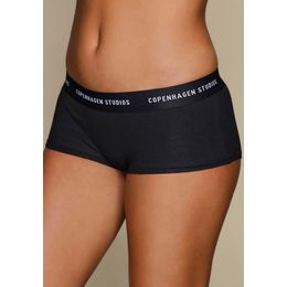 Copenhagen Studios Panty 'mit softem Logobund' schwarz Gr. S (36) f&uuml;r Damen. Mit Logobund. K&ouml;rpernah. Nachhaltig.
