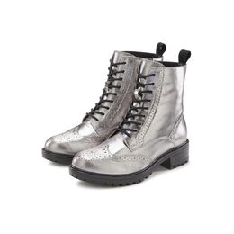 Lascana Schn&uuml;rboots grau Gr. 37 f&uuml;r Damen